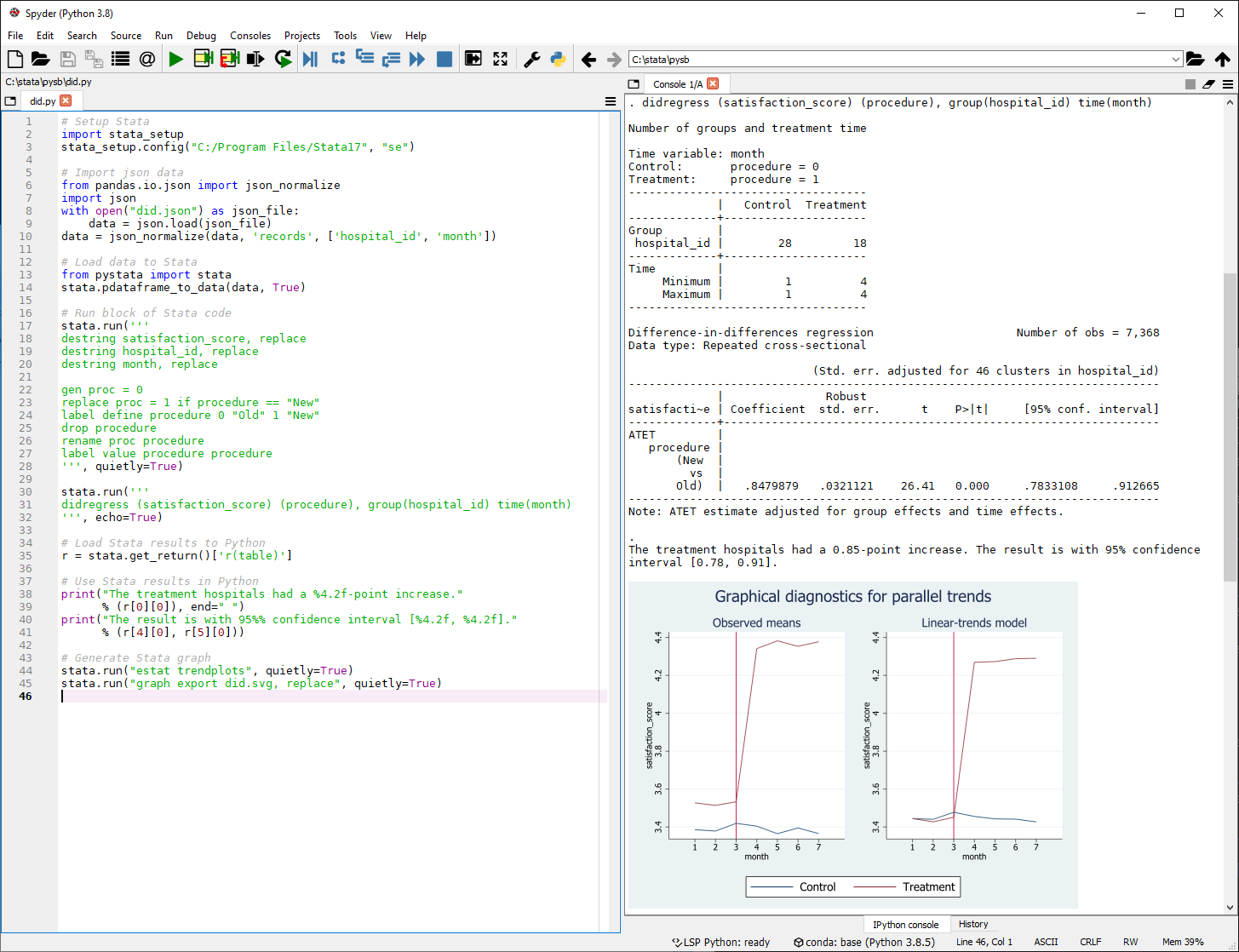 Stata 17 Tstat