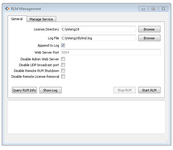 Set up the RLM as a Windows Service - TStat